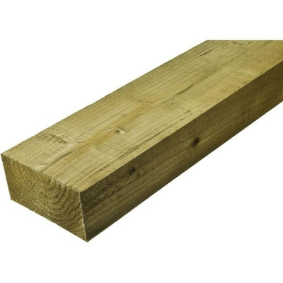 100mm x 200mm Sawn & Brown Treated Sleepers - UC3 - Keighley Timber ...