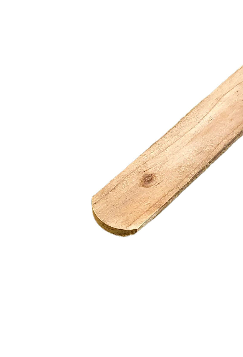 16mm x 100mm Sawn & Treated Round-Top Fence Paling - Keighley Timber ...
